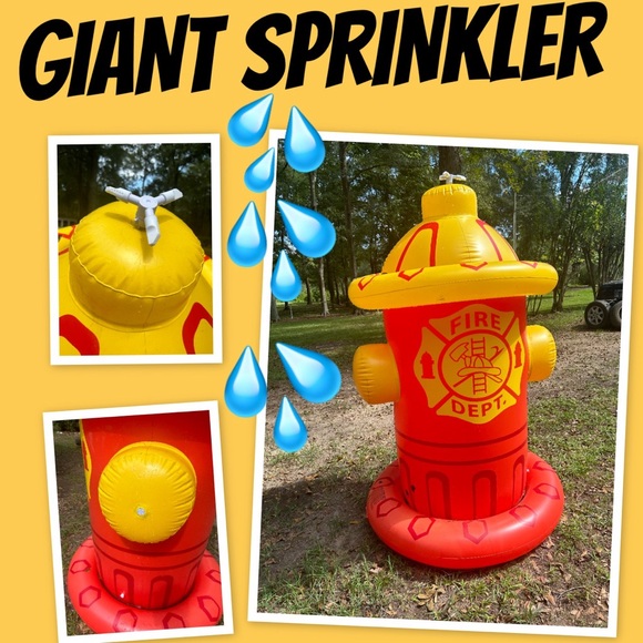Bigmouth | Toys | Bigmouth Inc Giant Inflatable Fire Hydrant Backyard ...